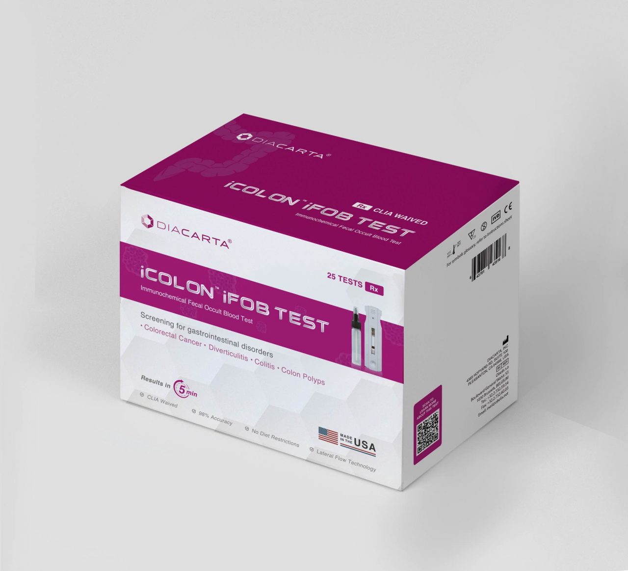 iColon™ iFOB Test for Professional Use - DiaCarta, Inc.